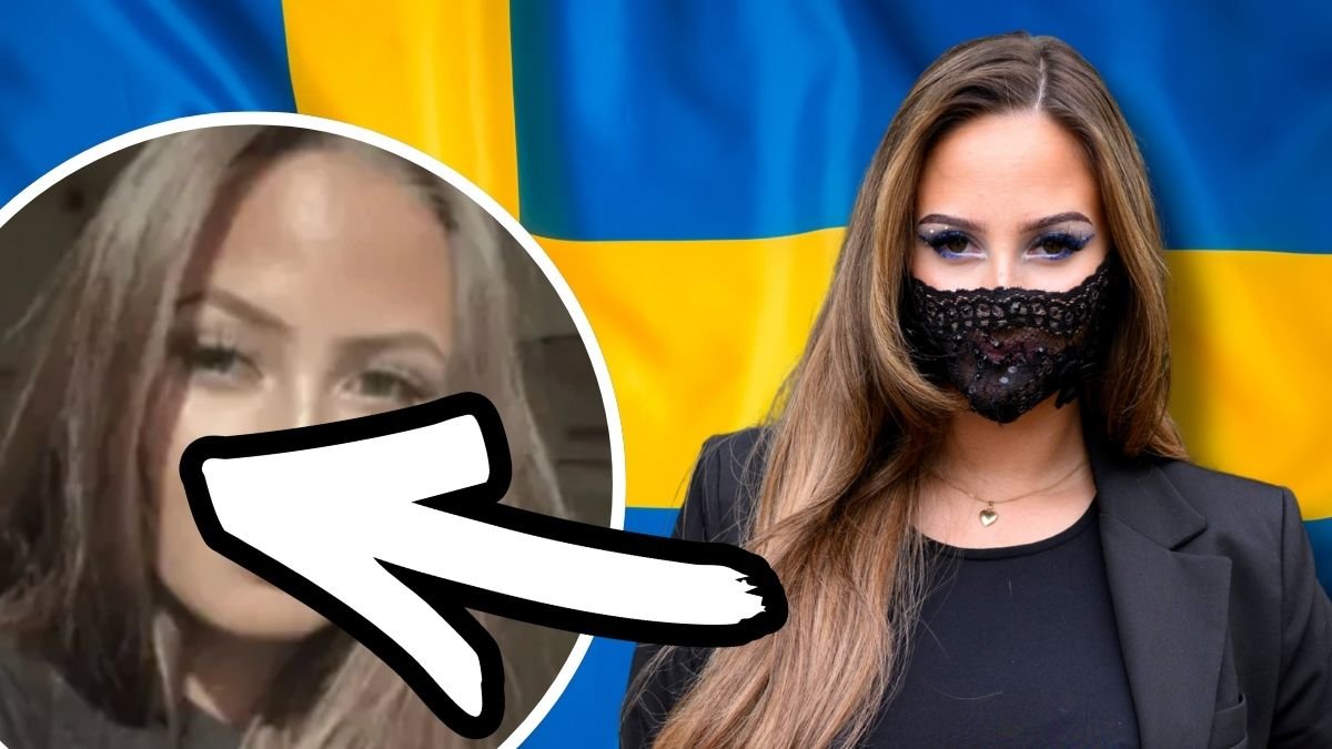 Sweden's Eurovision artist Felicia's face – without a mask