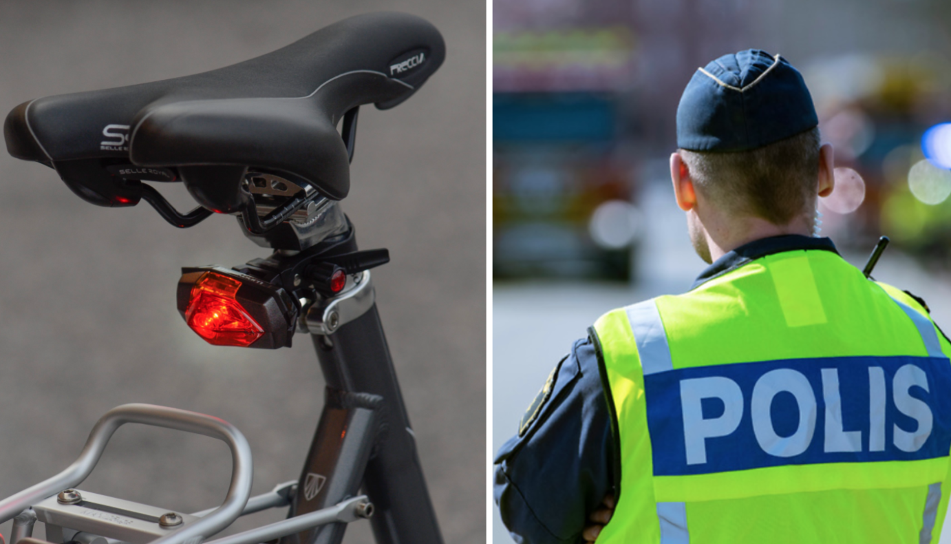 Kvinna åtalas efter avsaknad cykellyse: Vrång och otrevlig