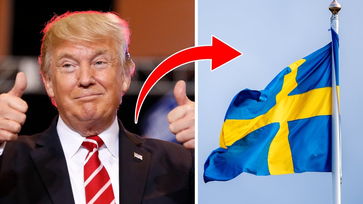 Trumps nya hyllning till Sverige