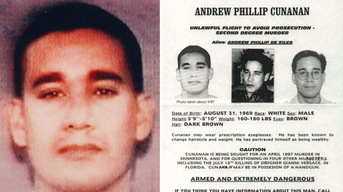 Seriemördaren Andrew Cunanan dödade fem män – på 3 månader