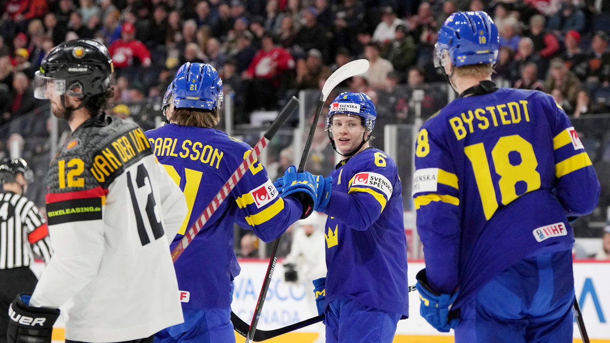 Sverige besegrade Tyskland – Lindbom matchhjälte