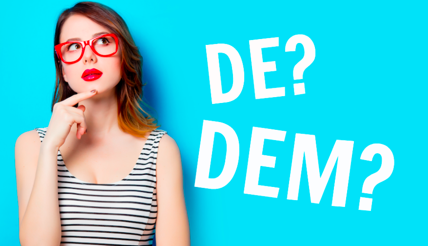 Test: Kan du skillnaden mellan "de" och "dem"?