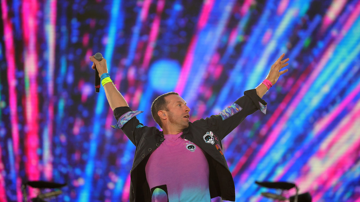Färgsprakande Coldplay på Ullevi