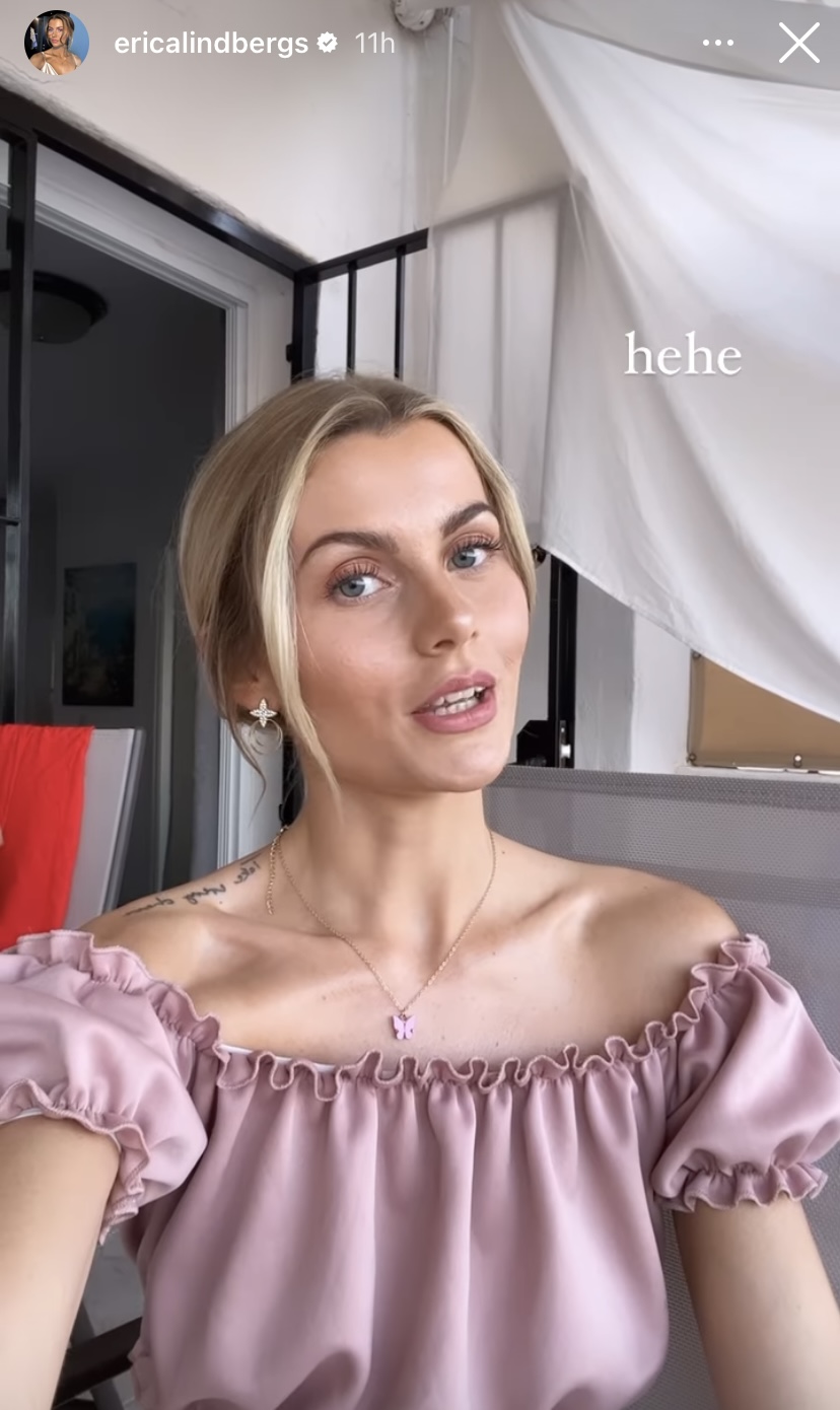 Foto: Instagram/Erica Lindberg