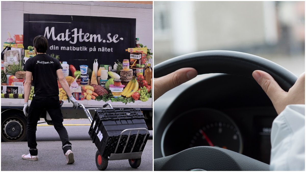 Mathems bil blev strömförande – chaufför tvingades söka vård