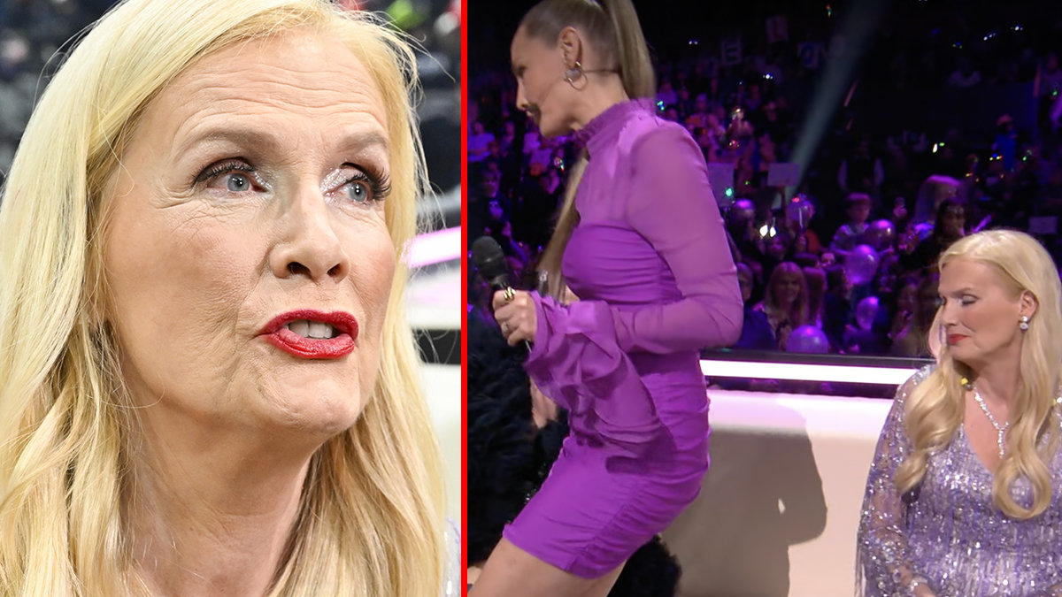 Gunilla Persson om nya bilden på Carina Berg: "Ser gravid ut"