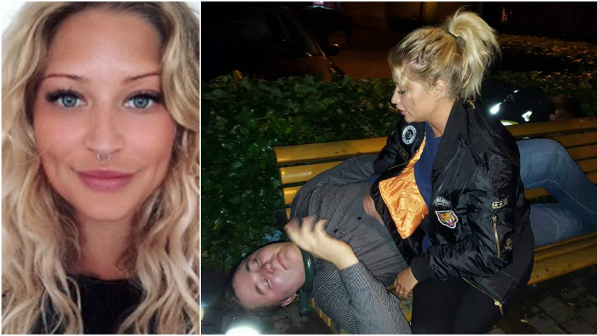 Pontus, 20, fastnade i en bänk – då dök Saga Scott upp