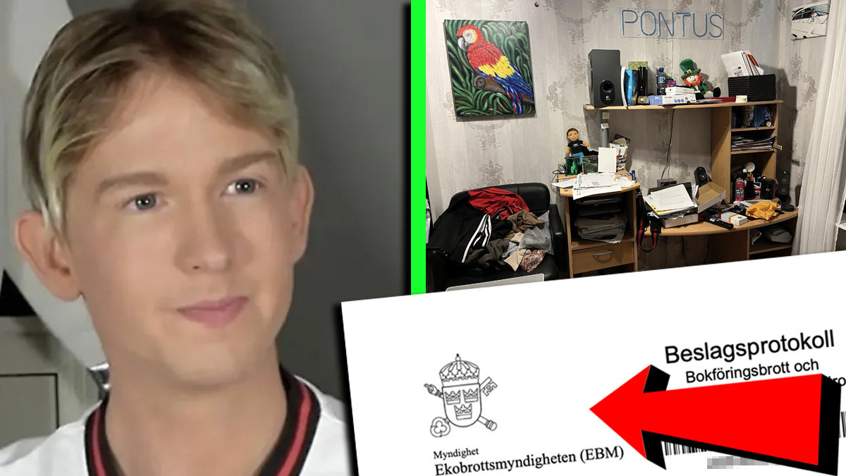 Det hittade polisen hos Pontus Rasmusson: "I sängen..."