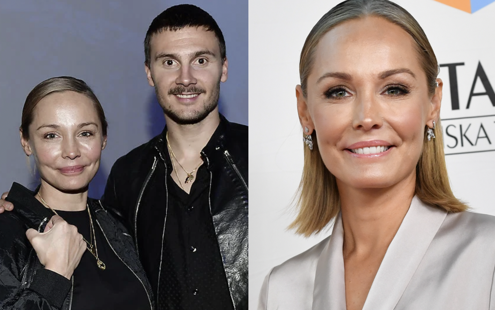 Carina Berg visade brösten för sin granne