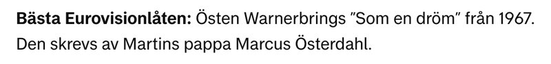 Allt om Martin Österdahl: Eurovision, familj och lön