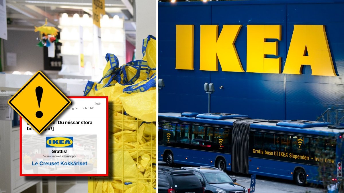 Mailet från "Ikea" du inte ska klicka på – radera direkt