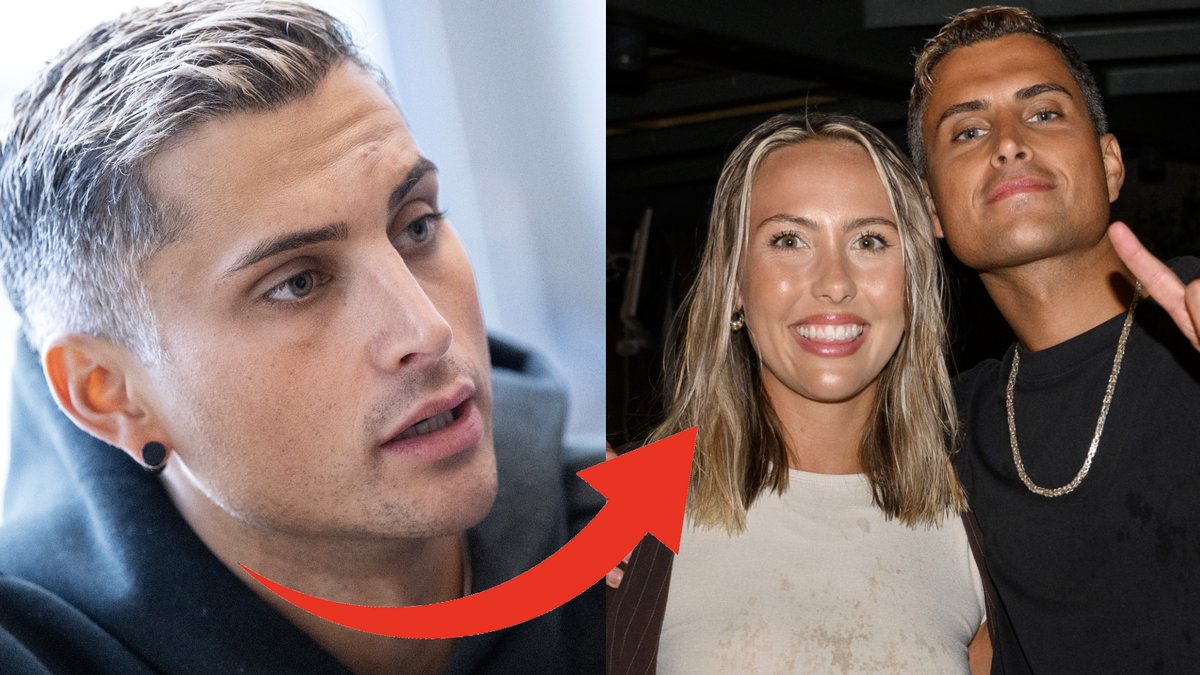 Här vägrar Samir Badran svara på frågan om flickvännen