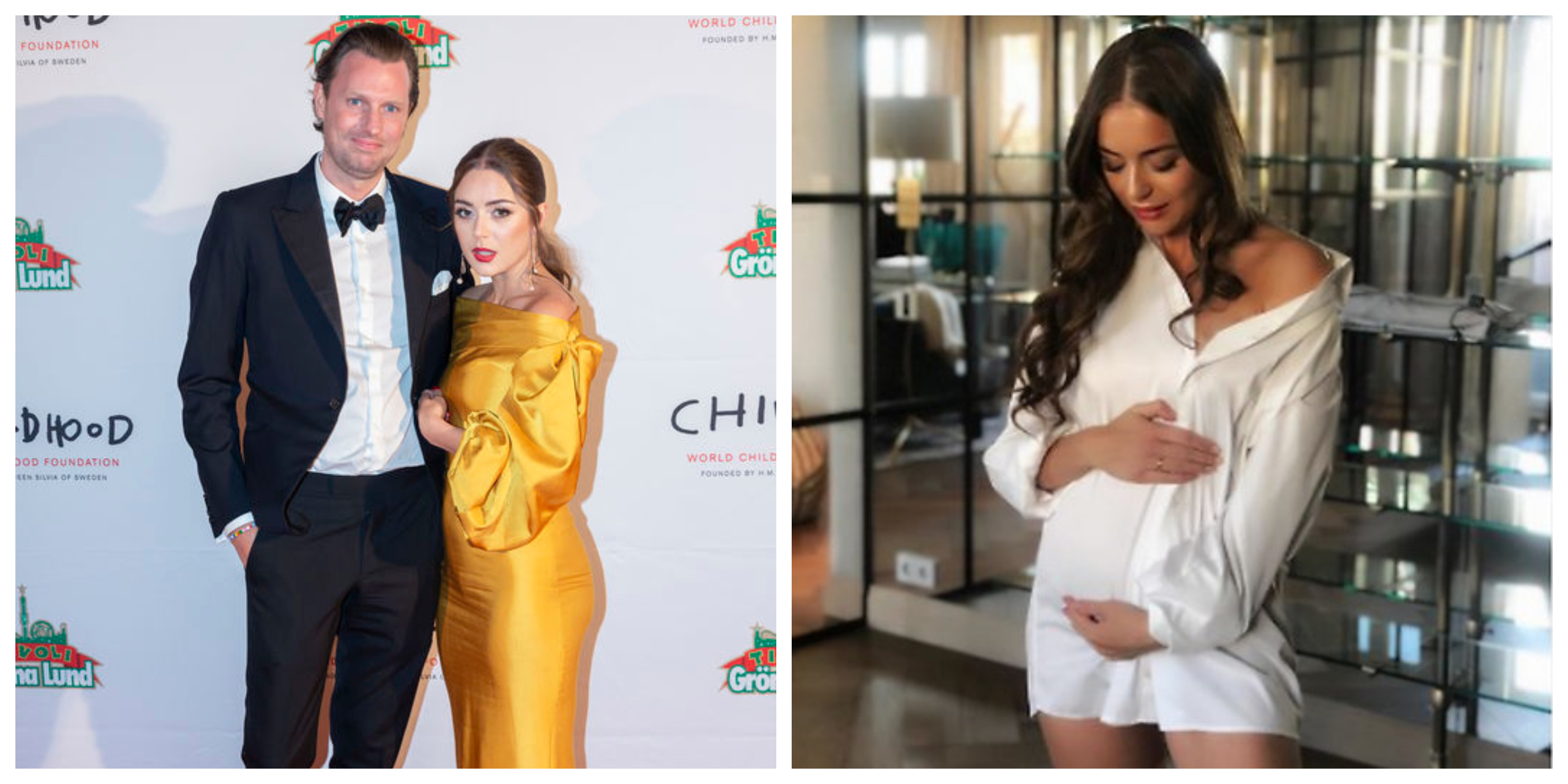 Bebislycka för Félice Jankell och H&M-miljardären Nils Tham