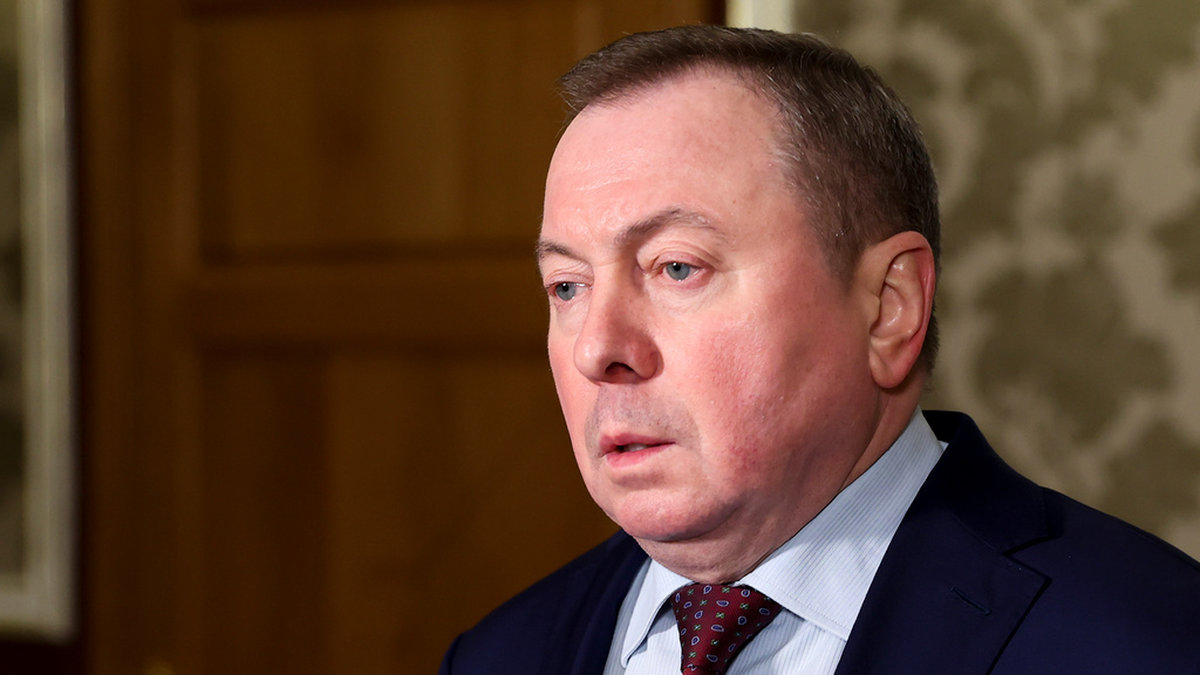 Belarus utrikesminister död