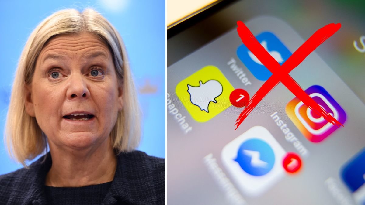 S vill sätta stopp – 15 årsgräns för sociala medier