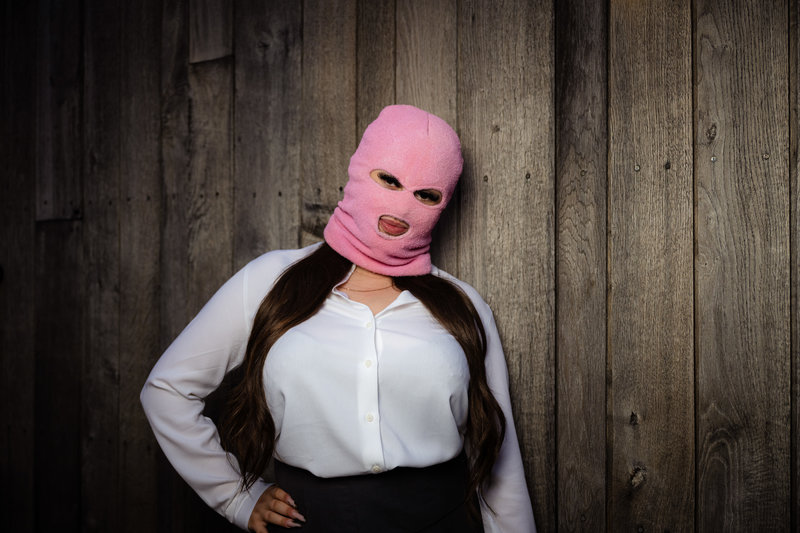 Sweden's Eurovision artist Felicia's face – without a mask