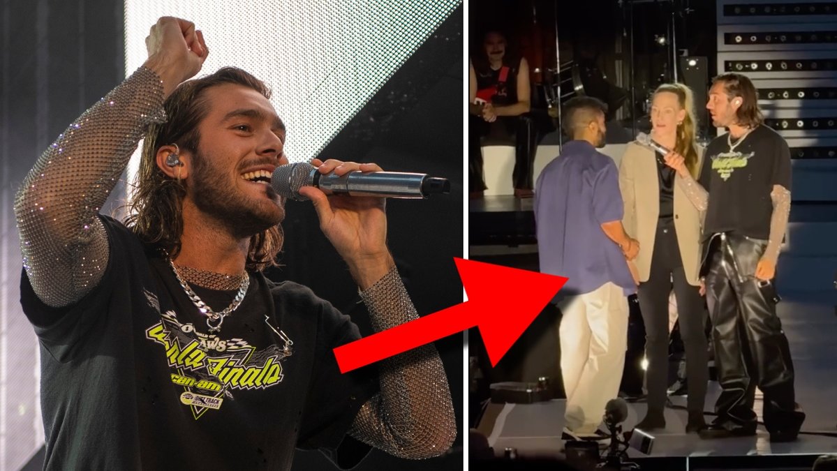 Oväntade händelsen på Benjamin Ingrossos konsert: "Detta är så fint!"