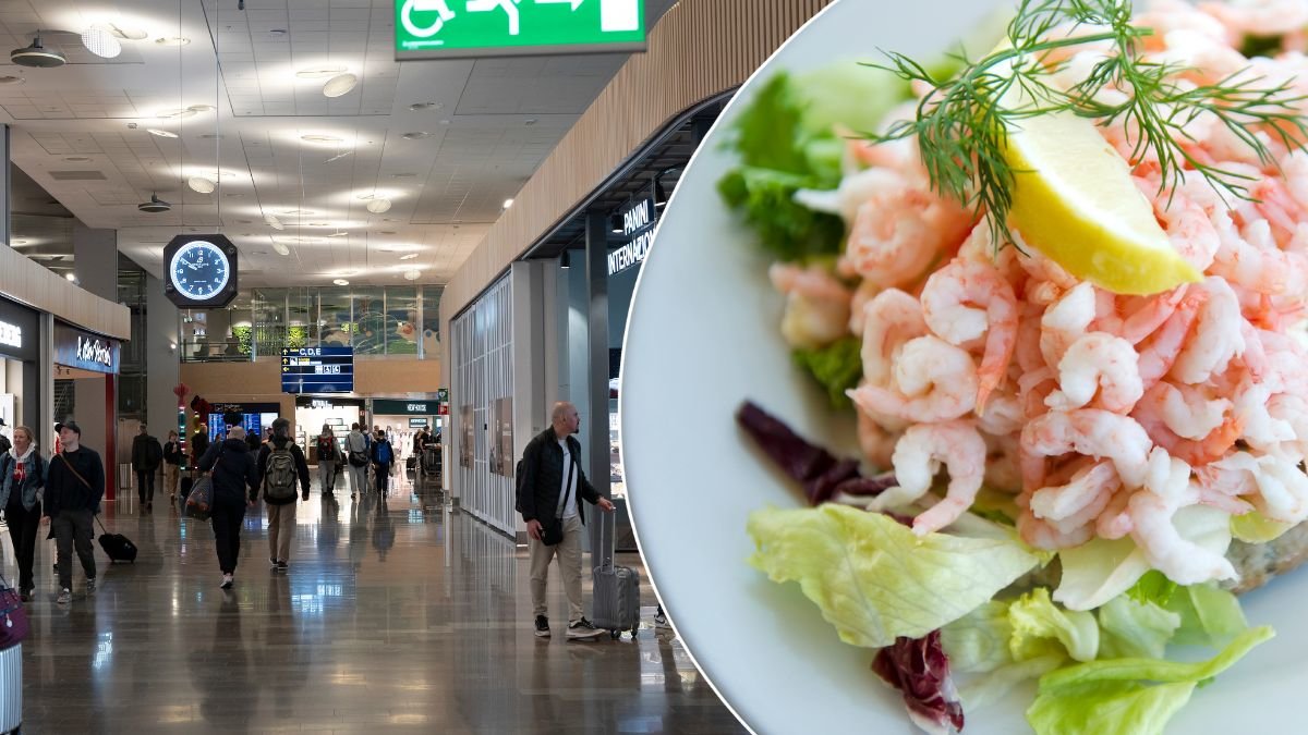 Räkmackorna är alltid riktigt dyra på Arlanda – det är skälet