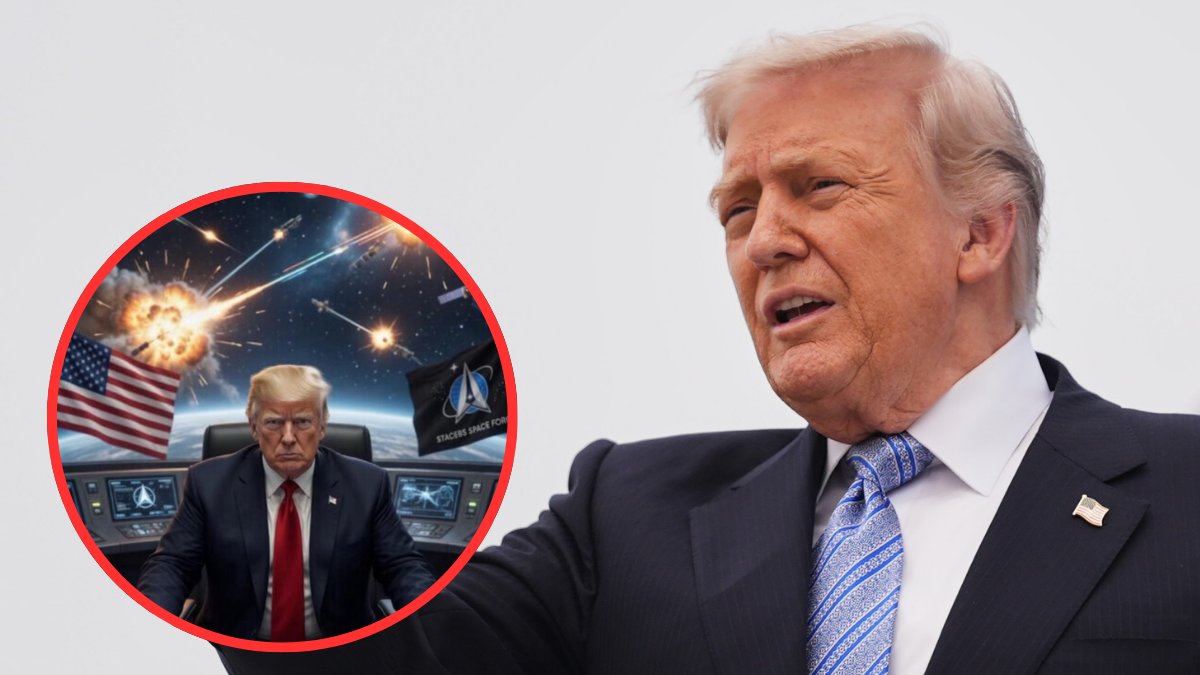 Här är bilderna Trump postade i helgen: "Är han frisk?"