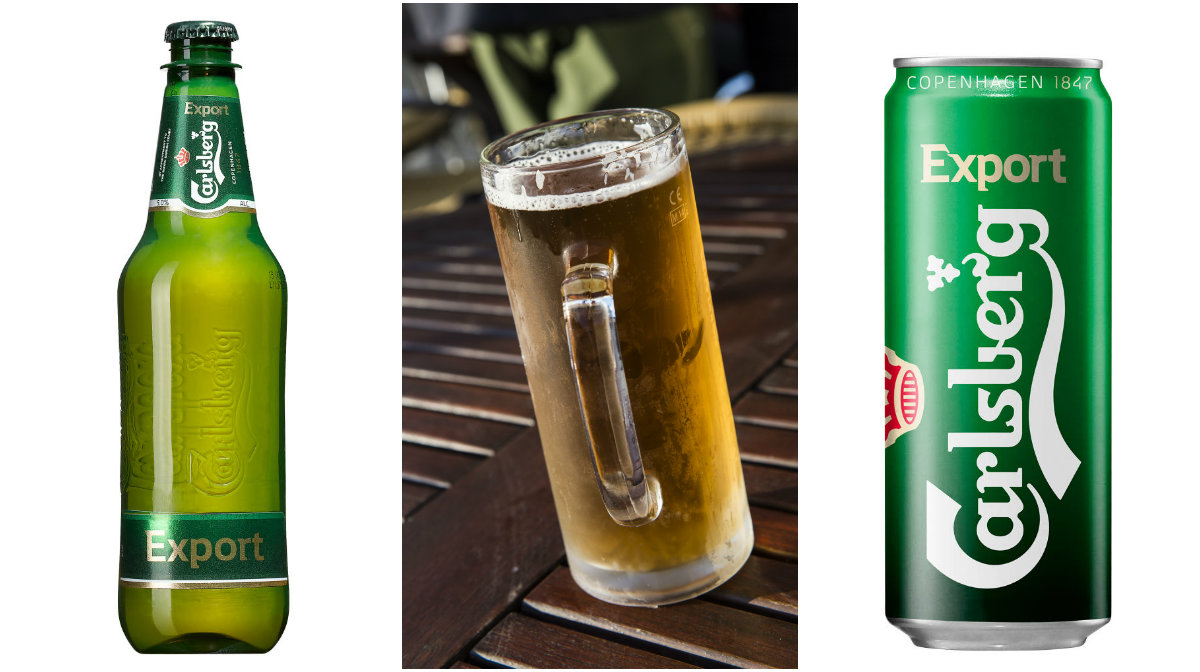 Carlsbergs flaskor och burkar ska inte se ut så här längre