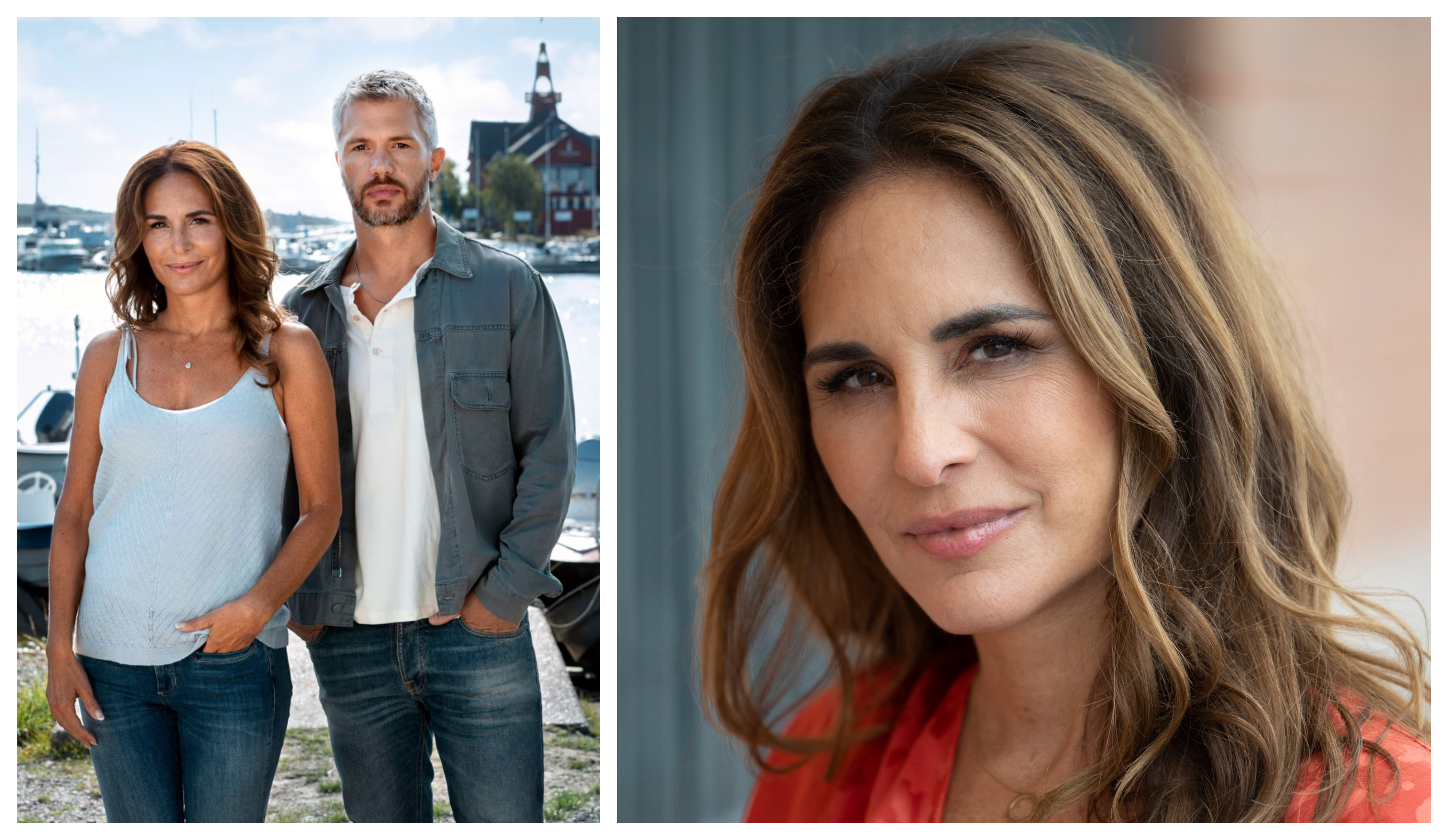 Alexandra Rapaports klipp bakom kulisserna under Morden i Sandhamn: "Fusk"