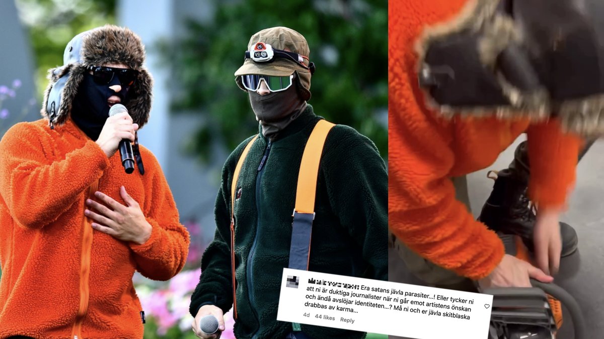 Hoojas identiteter avslöjades – nu haglar hoten