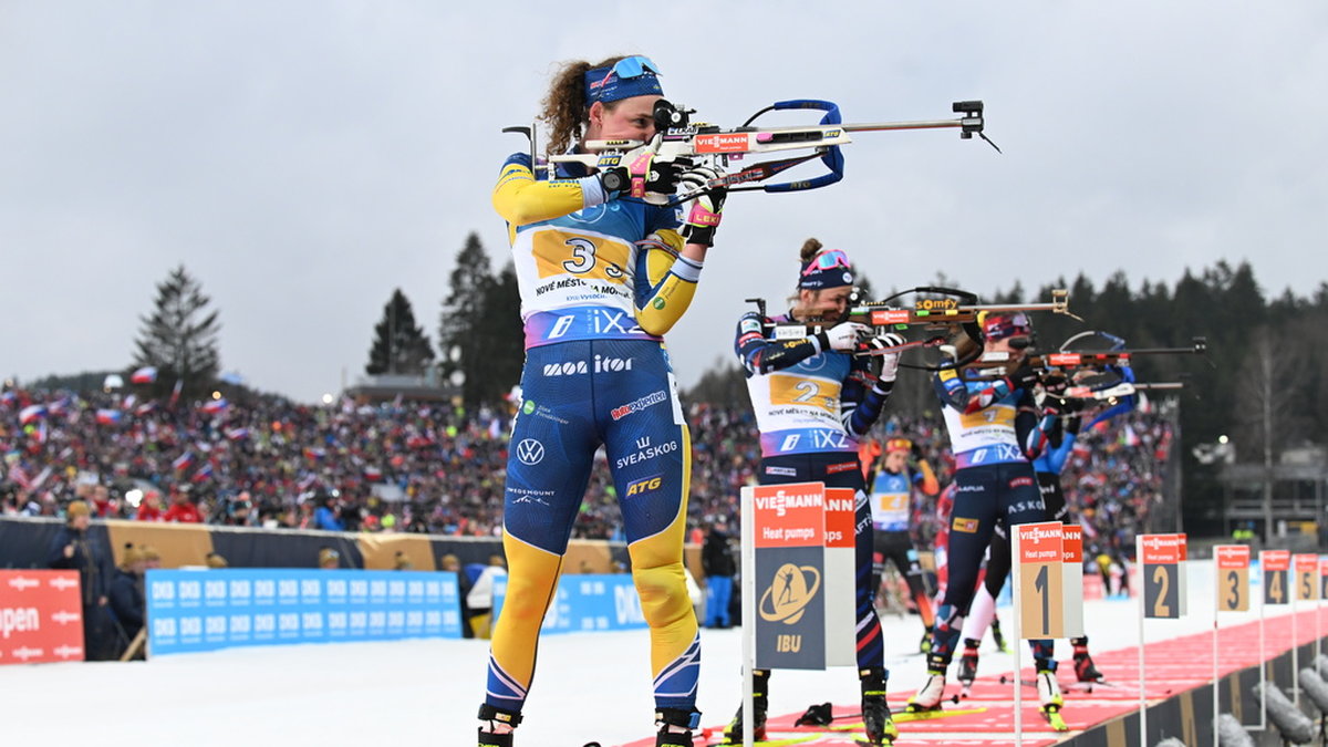 Svenskt VM-silver i damstafetten: Svenskt VM-silver i damstafetten: