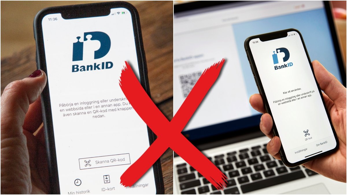 Då ska du inte använda kod i BankID-appen: "Viktigt att..."