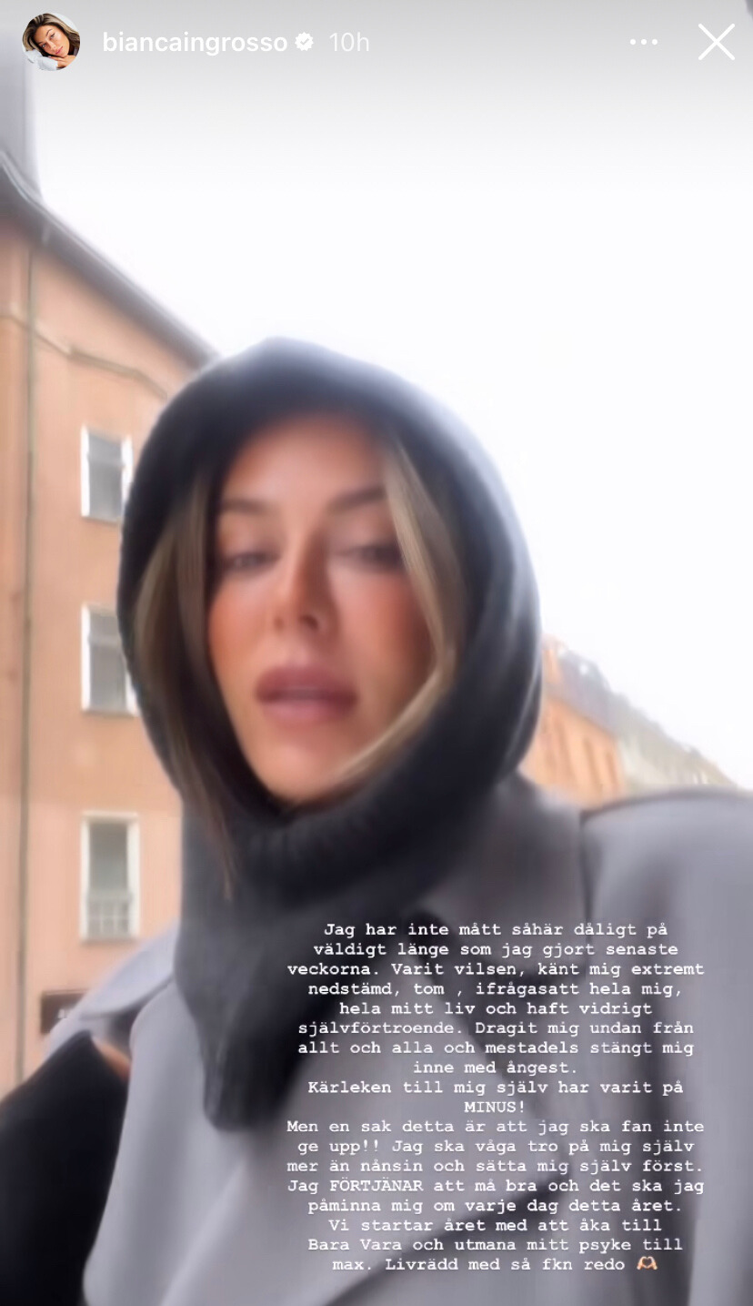 Efter tuffa tiden – Bianca Ingrosso åker till "Baravara"