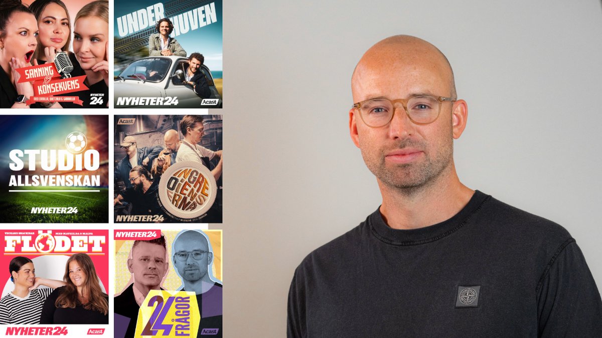 Nyheter24 storsatsar på podcast