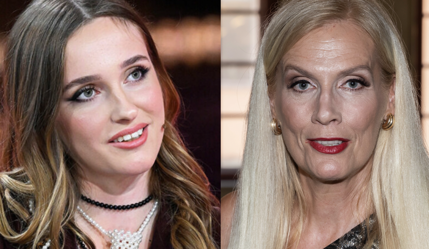 Gunilla Persson kommenterar på en av Erikas oblyga bilder: "Rädd"