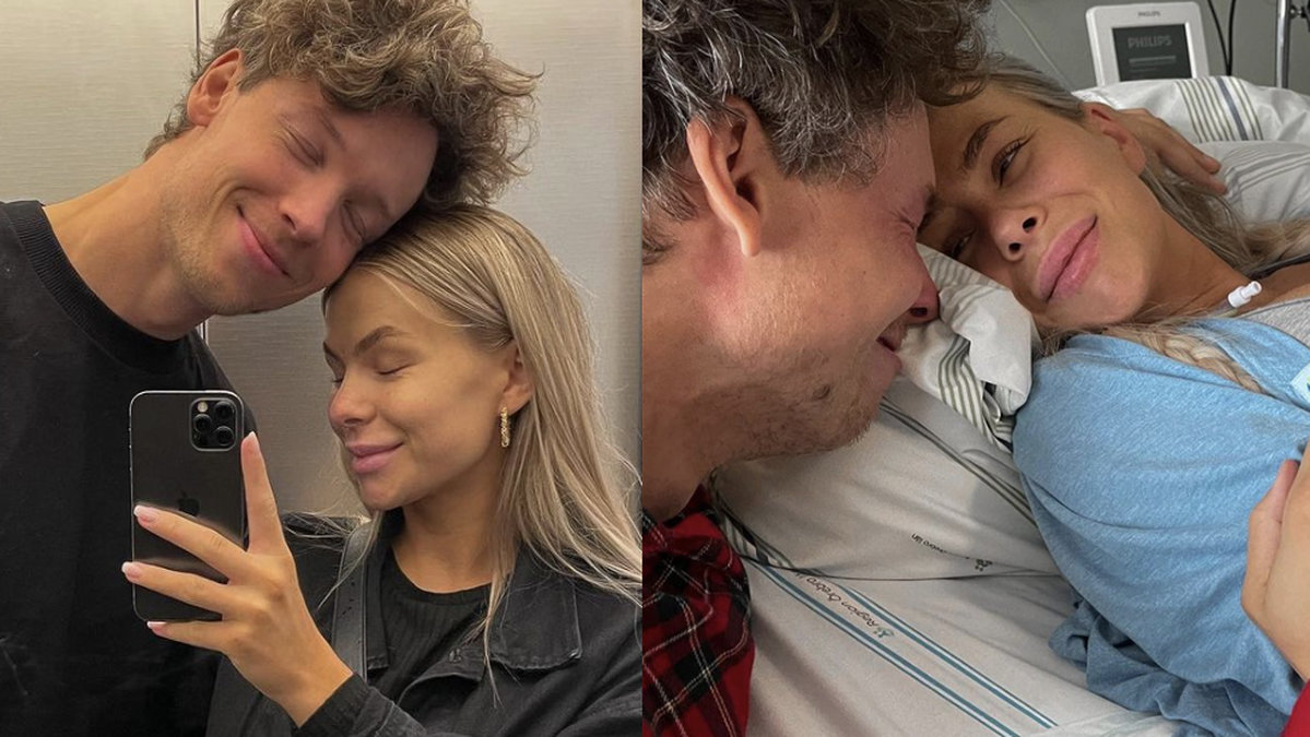 Ben Mitkus och Caroline Johansson har fått barn: "Var inte redo att..."