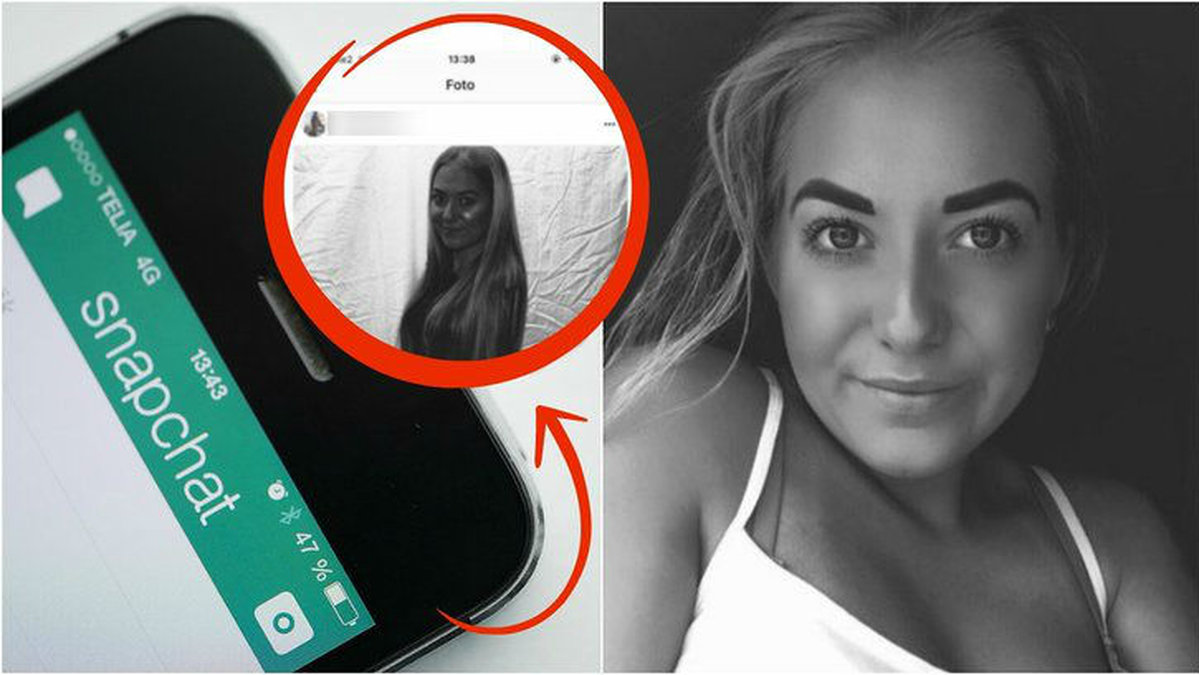 Lisa, 18, blockade killen på Snapchat – då blev hon uthängd