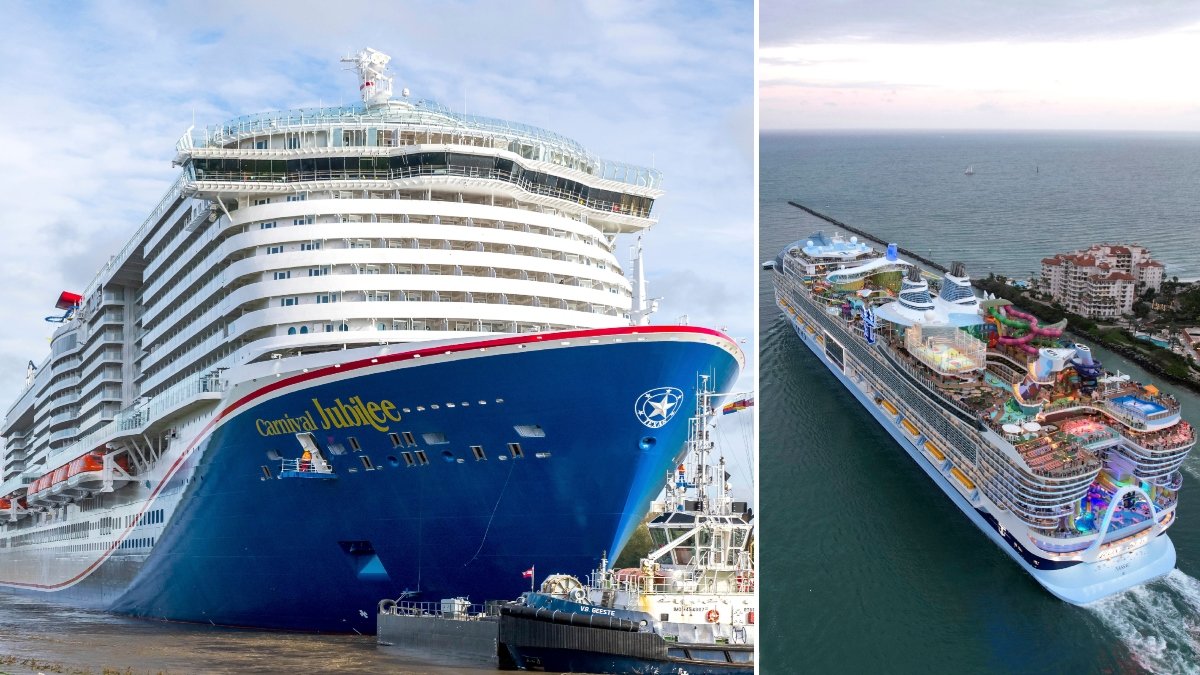 Skräck på Stilla havet – lyxkryssare tiltar i stormen