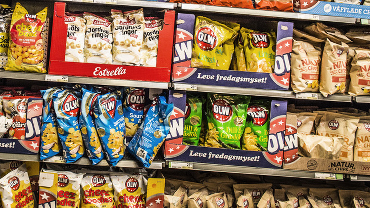 Brand bland chipsen – affär utrymdes