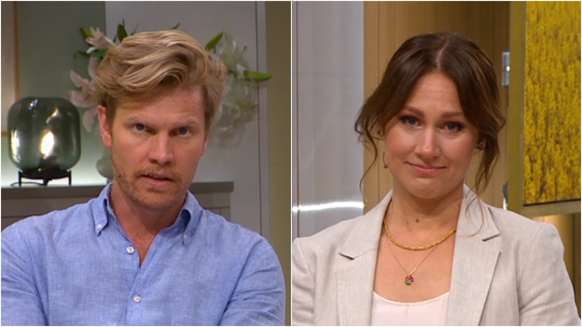 Här brister båda Nyhetsmorgons programledare ut i gråt