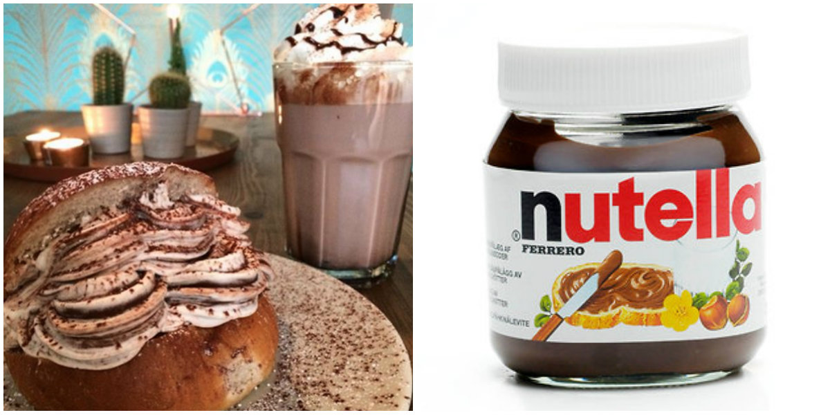Här är årets trendiga semla – fylld med Nutella