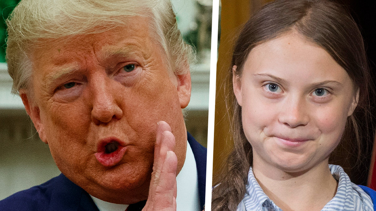 Trump riktar ny attack mot Greta Thunberg och Sverige