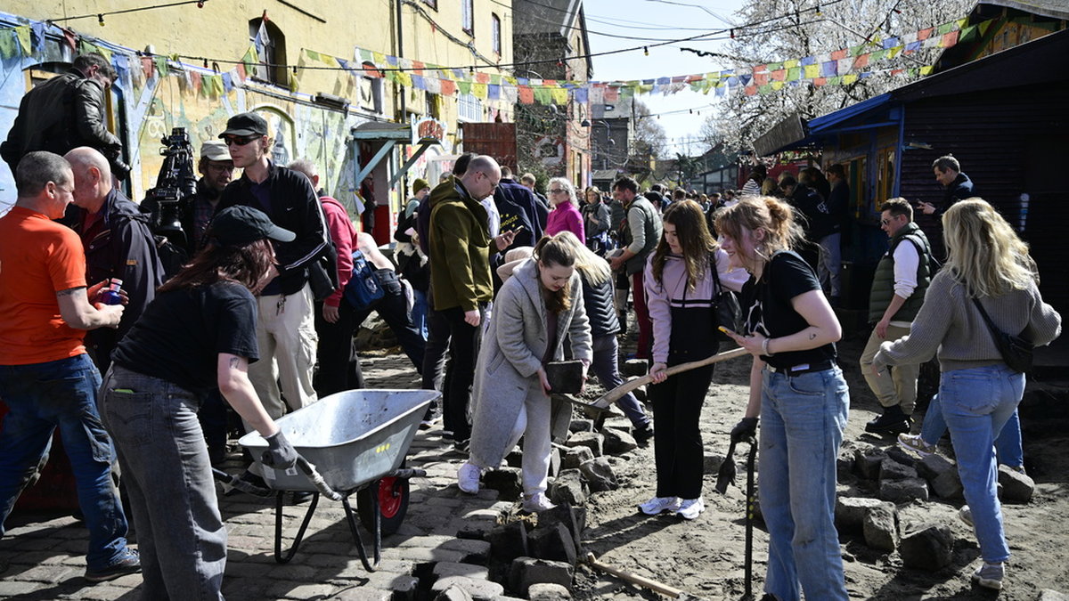 85 miljoner till uppgrävda Pusher street