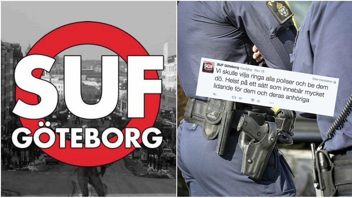 Ungdomsförbundet: "Vi skulle vilja ringa alla poliser och be dem dö"