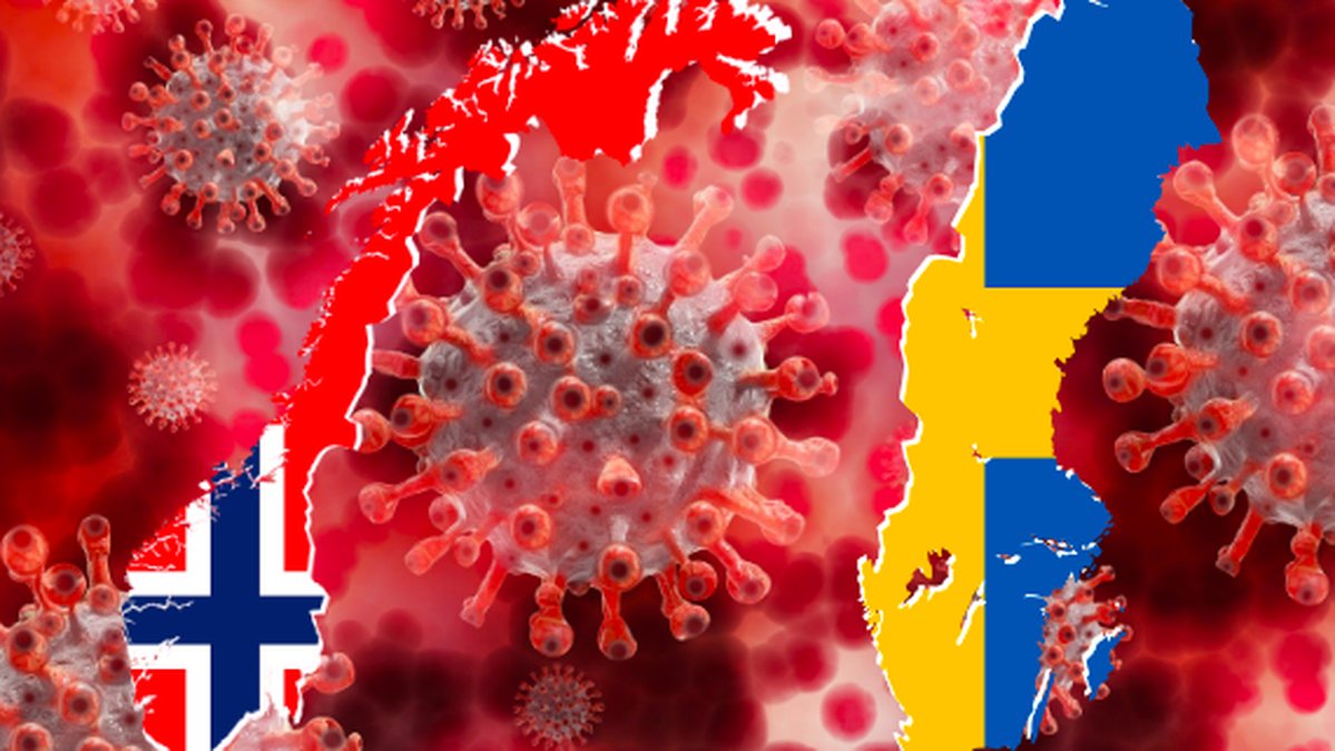 Siffror visar: Norge har gått om Sverige i antal coronafall