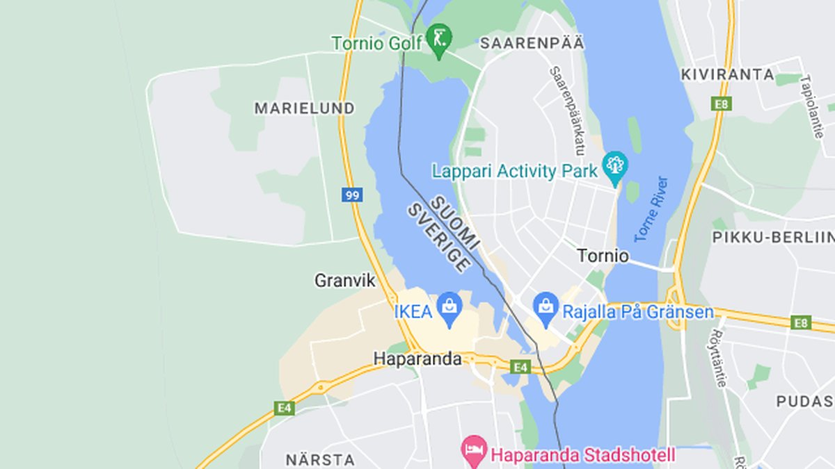 Polisen rapporterar om brand, Haparanda