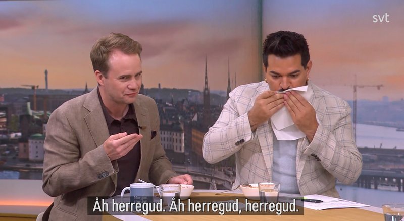 SVT-profilens chock i studion: "Åh herregud"