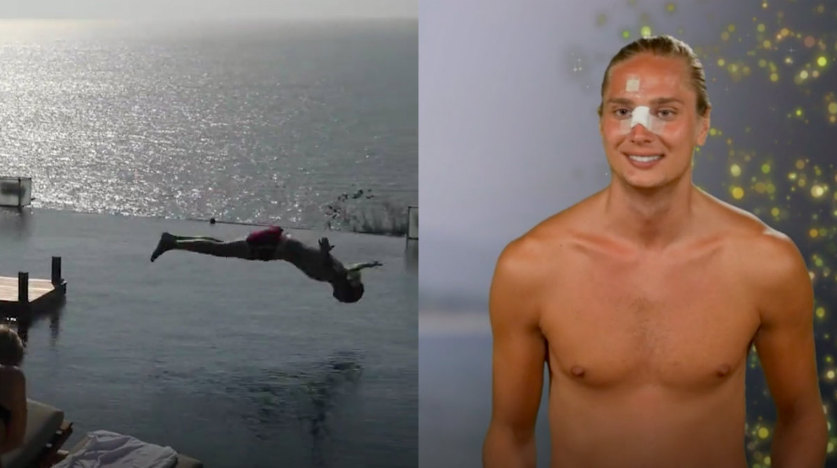 Se blodiga olyckan i Paradise Hotel – känsliga tittare varnas