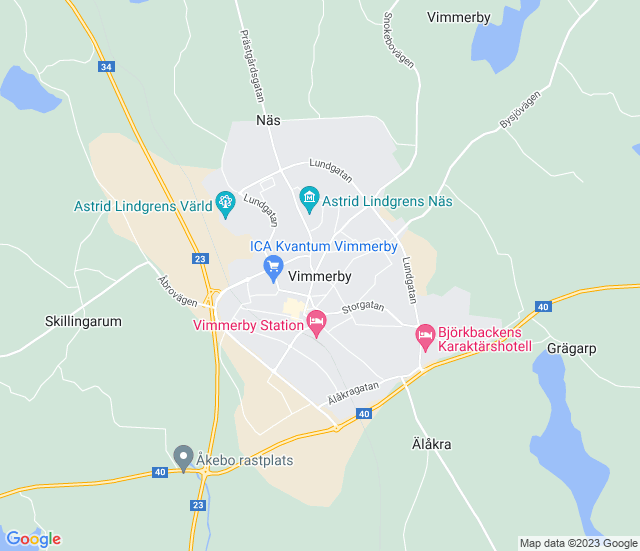 Polisen rapporterar om brand, Vimmerby