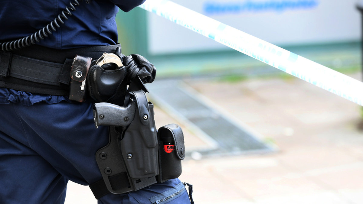 Polis pepparsprejade handfängslad man – döms