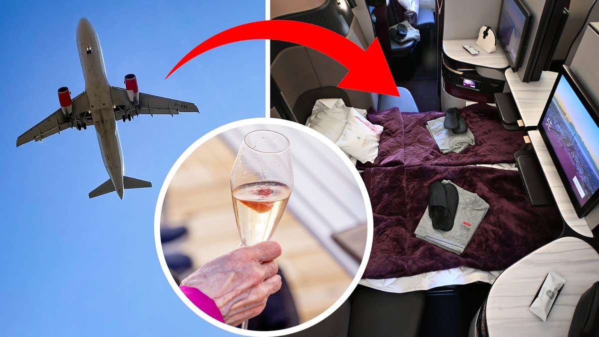 Så uppgraderar du din flygbiljett till Business Class