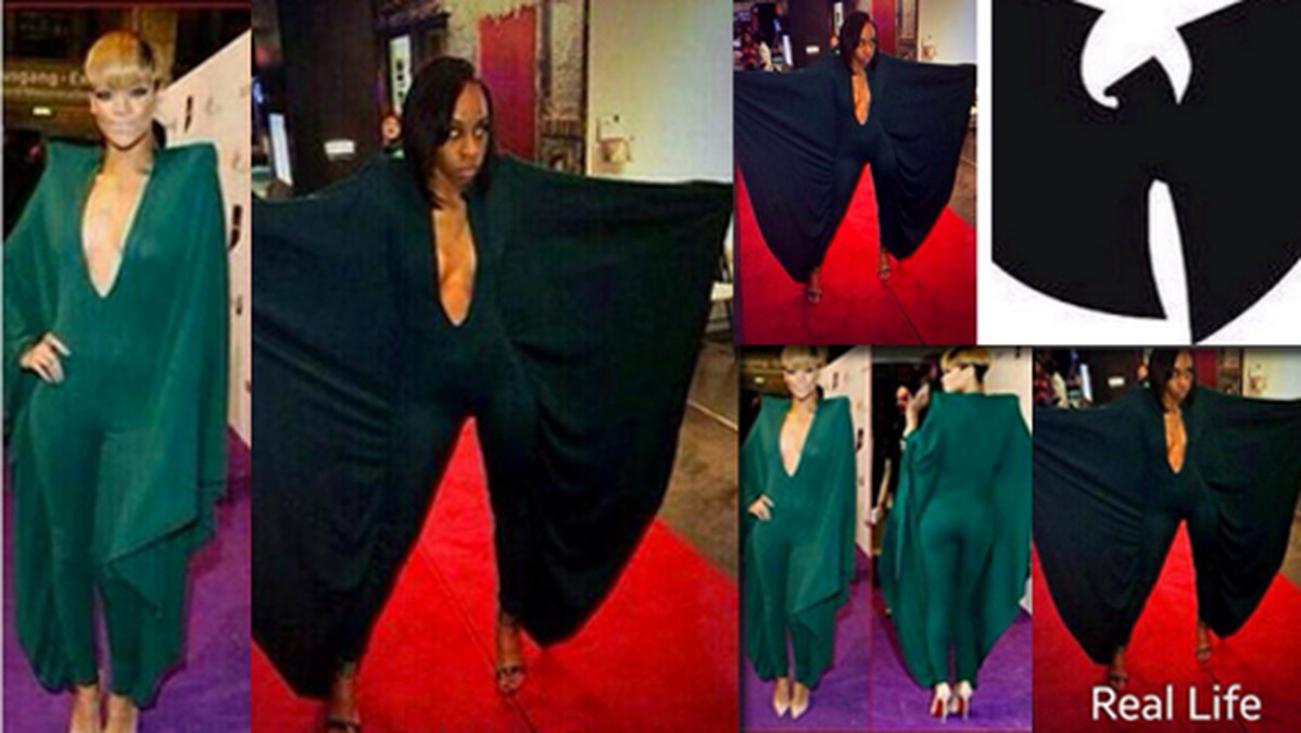 Här nätmobbar Rihanna sitt 16-åriga fan – hånar hennes balklänning