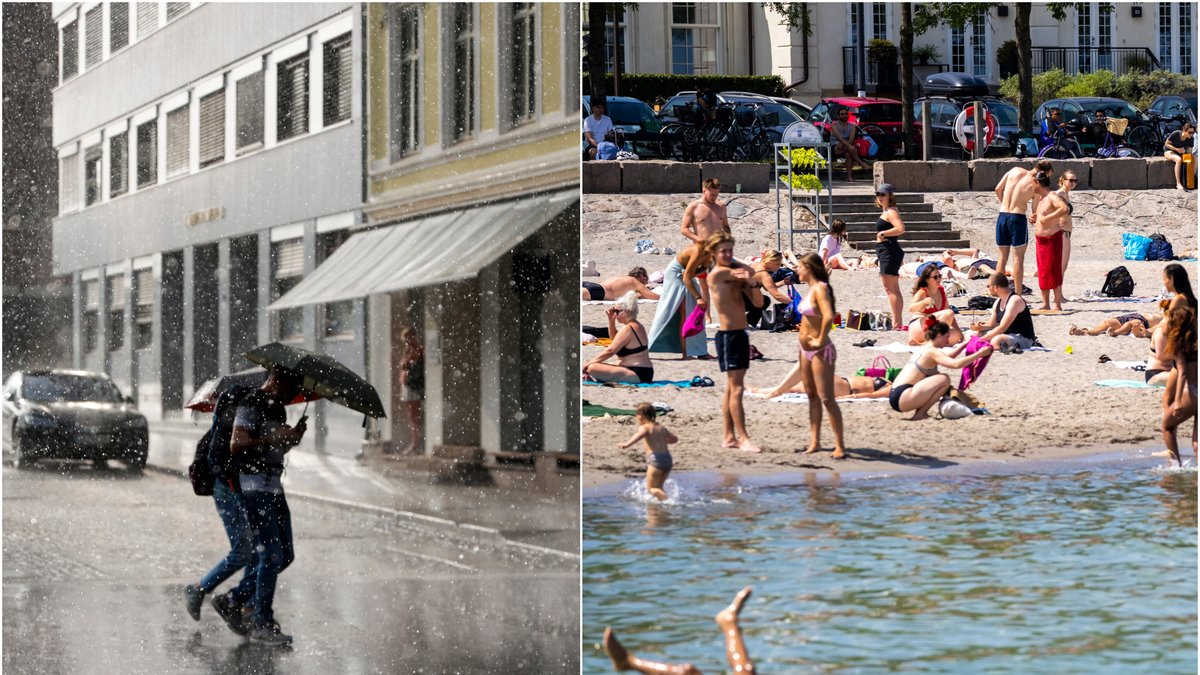 Så länge varar ovädret – innan solen tittar fram: "Där spricker det upp ...