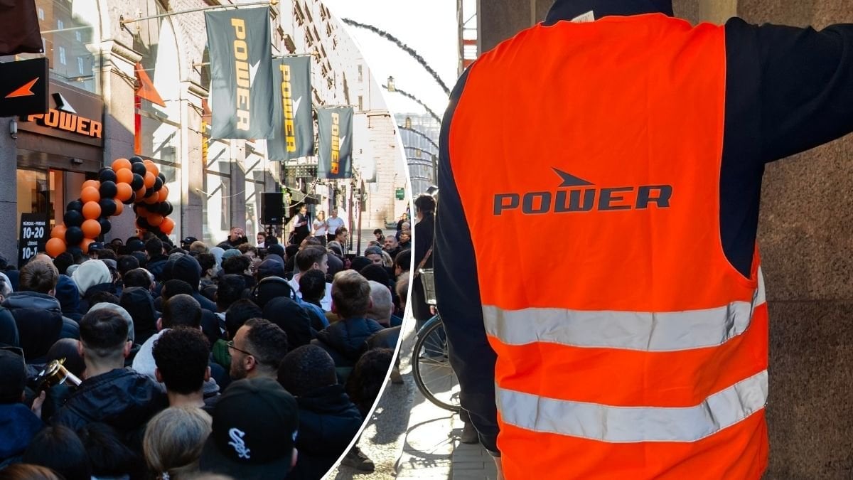 Power öppnar ny enorm butik – kilometerlång kö mitt i stan